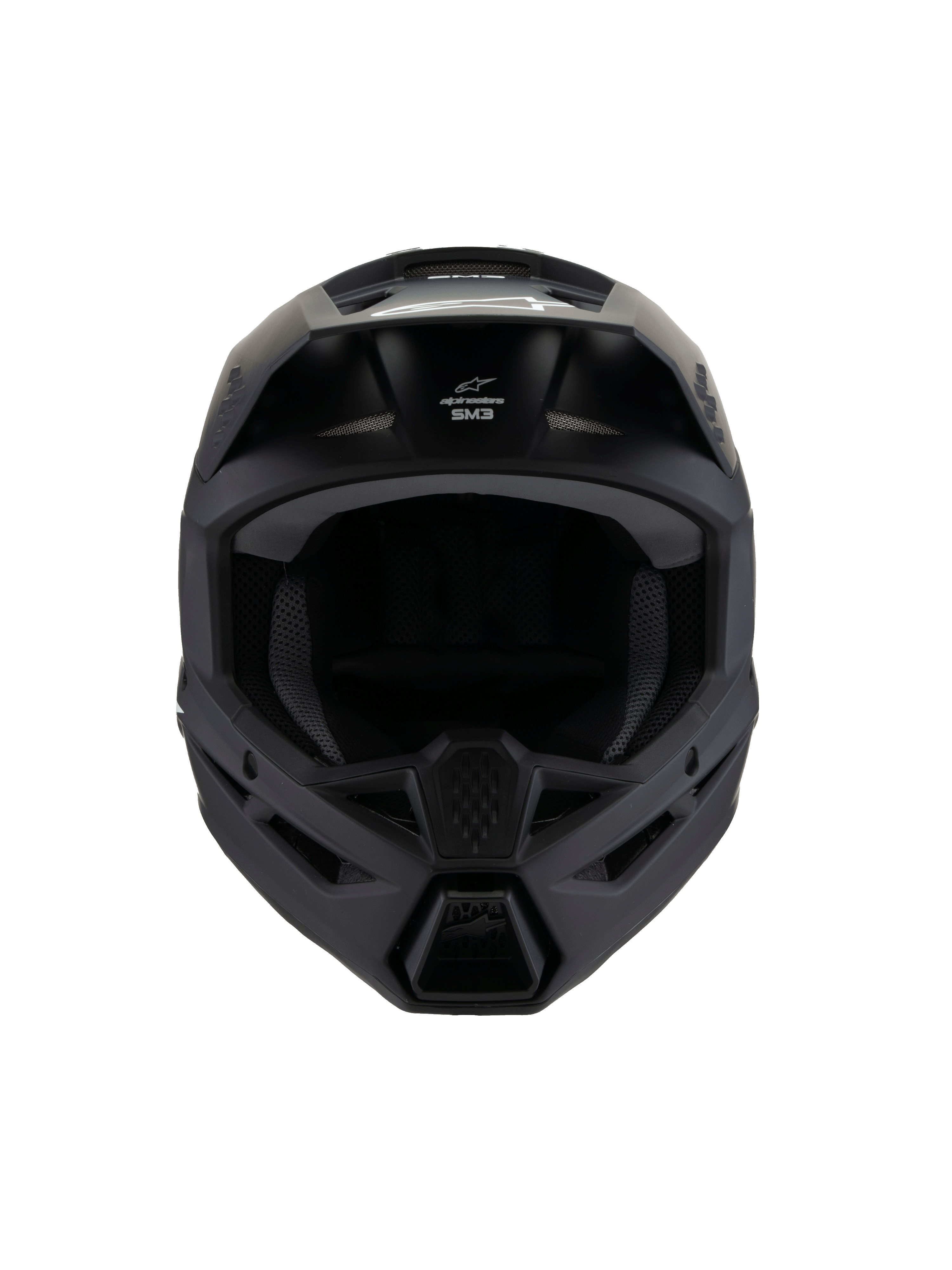 SM3 Youth Solid Helmet ECE06/DOT - Black MOTOCROSS Helmets | Alpinestars