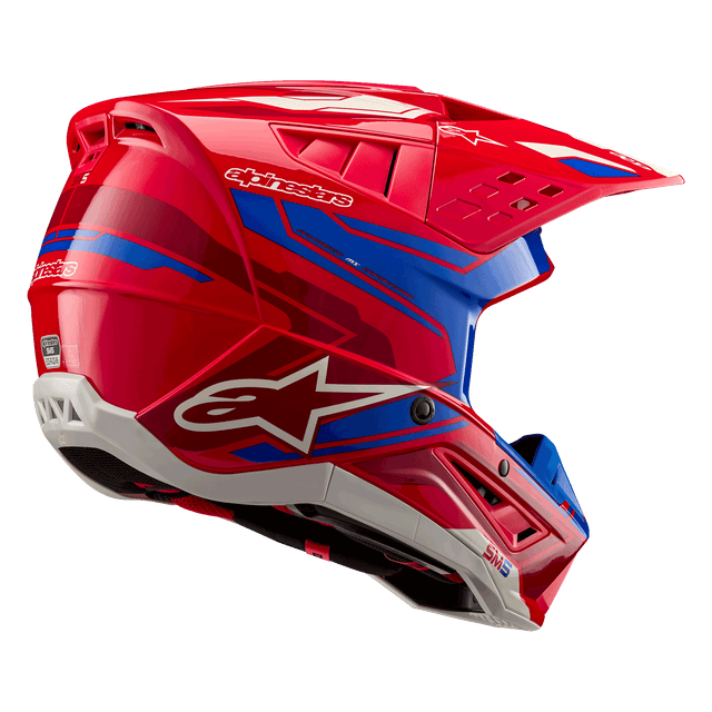 SM5 Action 2 Helmet - RED MOTOCROSS Helmets | Alpinestars