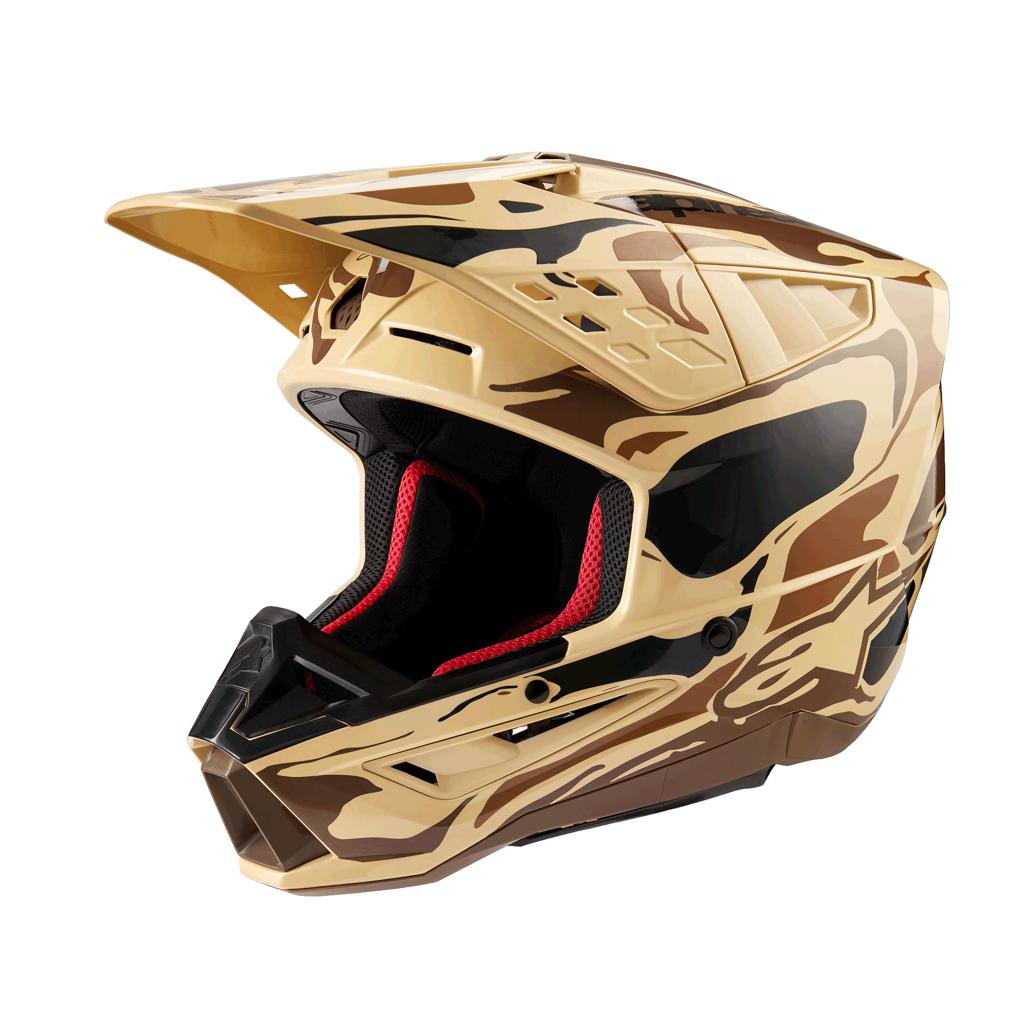 SM5 Mineral Helmet - BROWN MOTOCROSS Helmets | Alpinestars