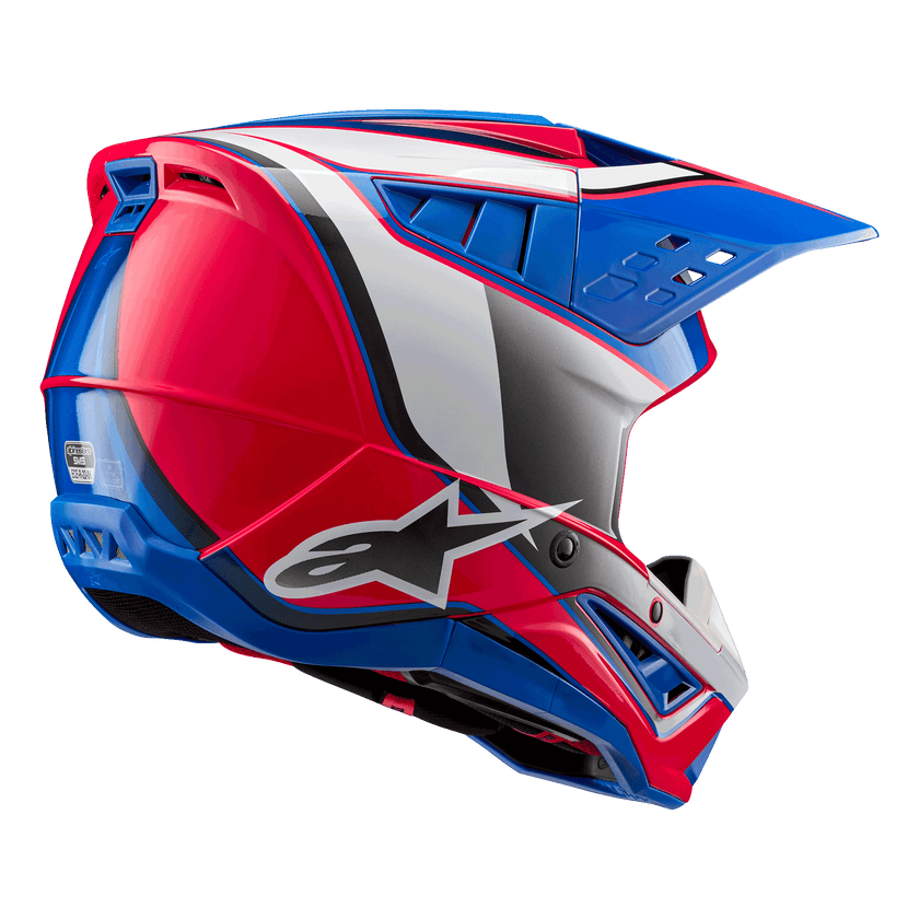 SM5 Sail Helmet - BLUE MOTOCROSS Helmets | Alpinestars