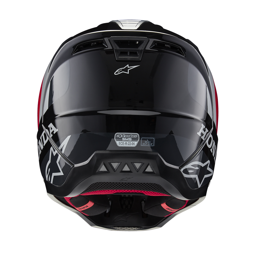 Honda SM5 Helmet - BLACK MOTOCROSS Helmets | Alpinestars