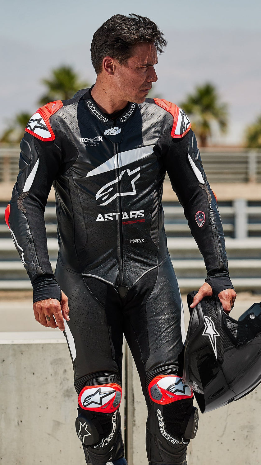 GP Plus V4 Leather Suit - 1PC - Motorcycle One Piece Suits | Alpinestars®