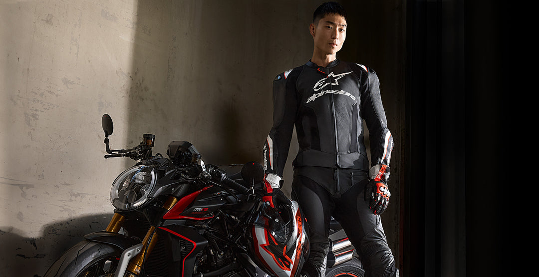 Missile V3 Ignition Leather Jacket | Alpinestars®