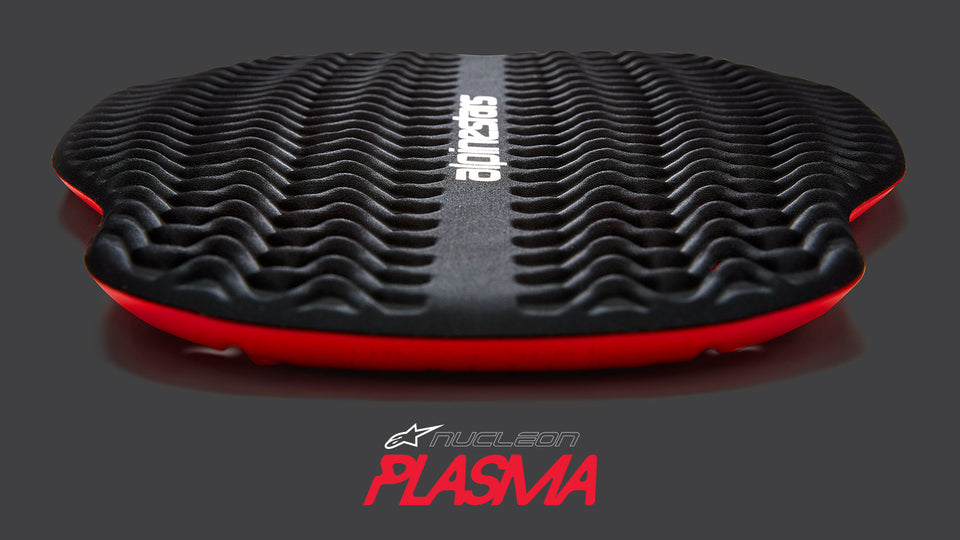 Nucleon Plasma Full Back Protector Insert - Red Motorcycle Protector ...
